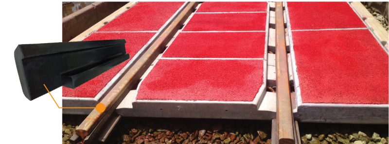 Railway System Rubber Parts For Railway | SKP Brand Rubber Products